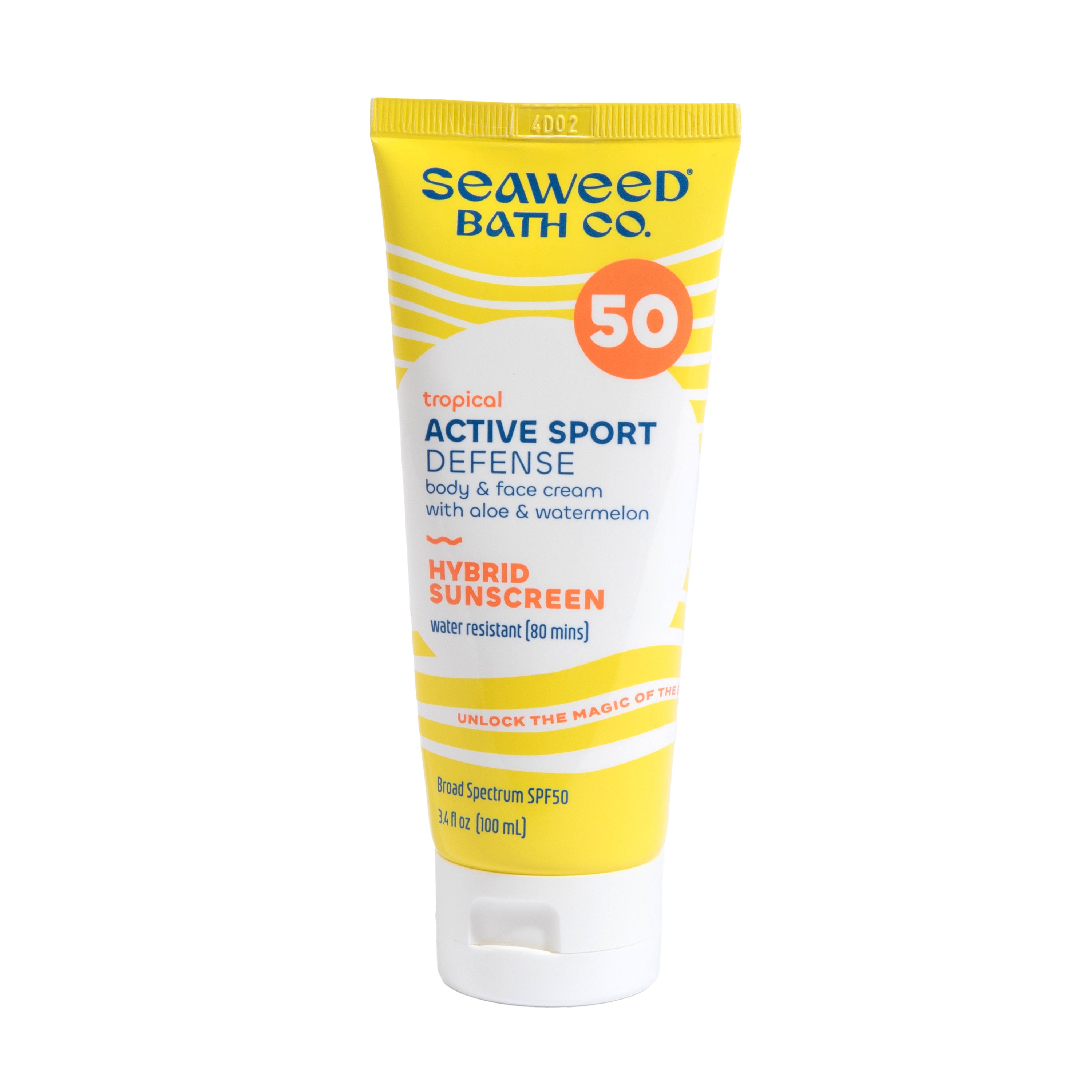 Active Defense Sport Cream SPF 50 Sunscreen | Aloe & Watermelon ...