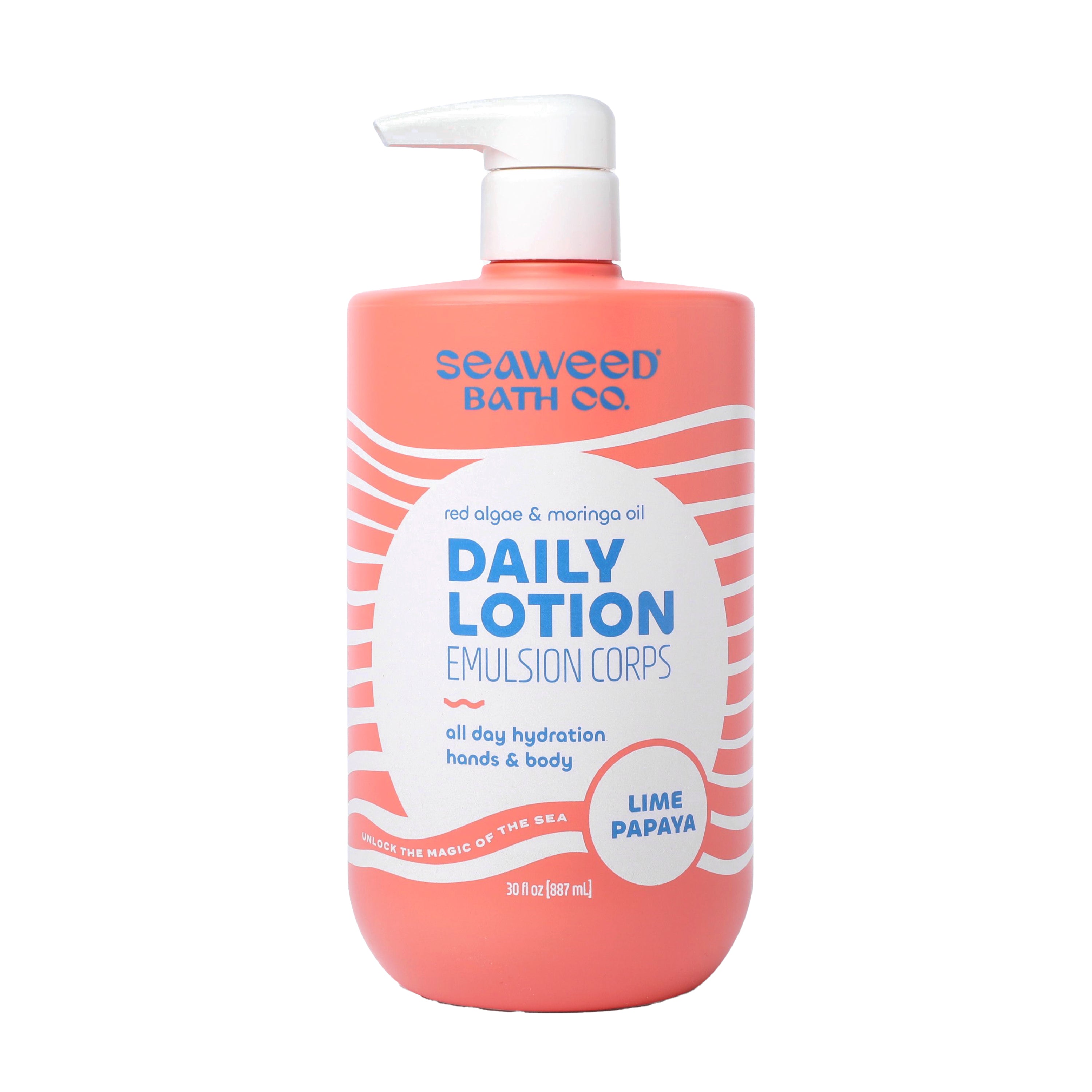 Daily Lotion - Lime Papaya – The Seaweed Bath Co.